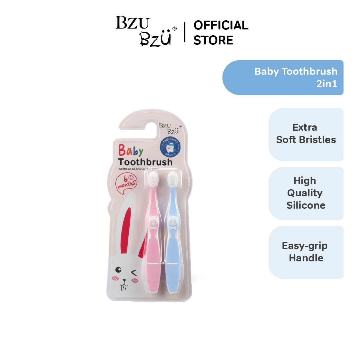 Baby Toothbrush (2 in 1) – BZU BZU MALAYSIA