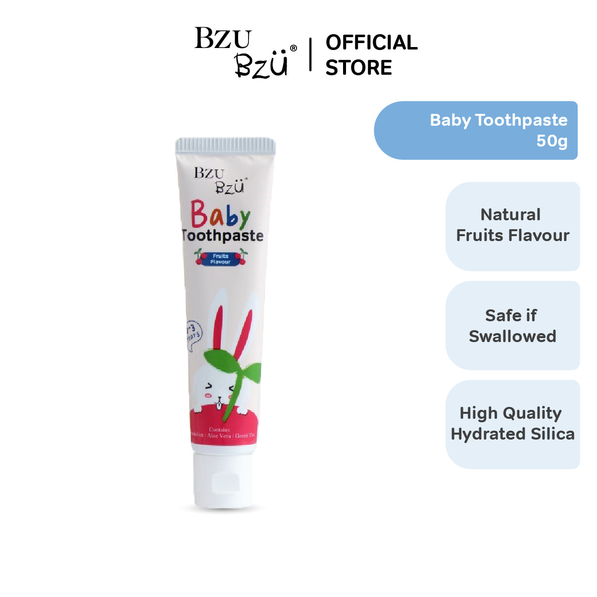 Baby Toothpaste (50g) – BZU BZU MALAYSIA