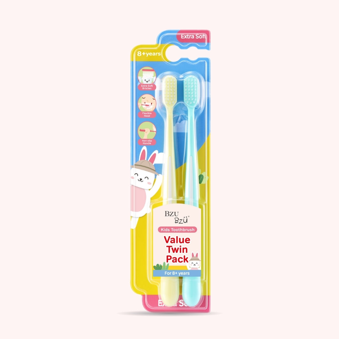 Kids Toothbrush For 8+ Years Value Twin Pack – BZU BZU MALAYSIA