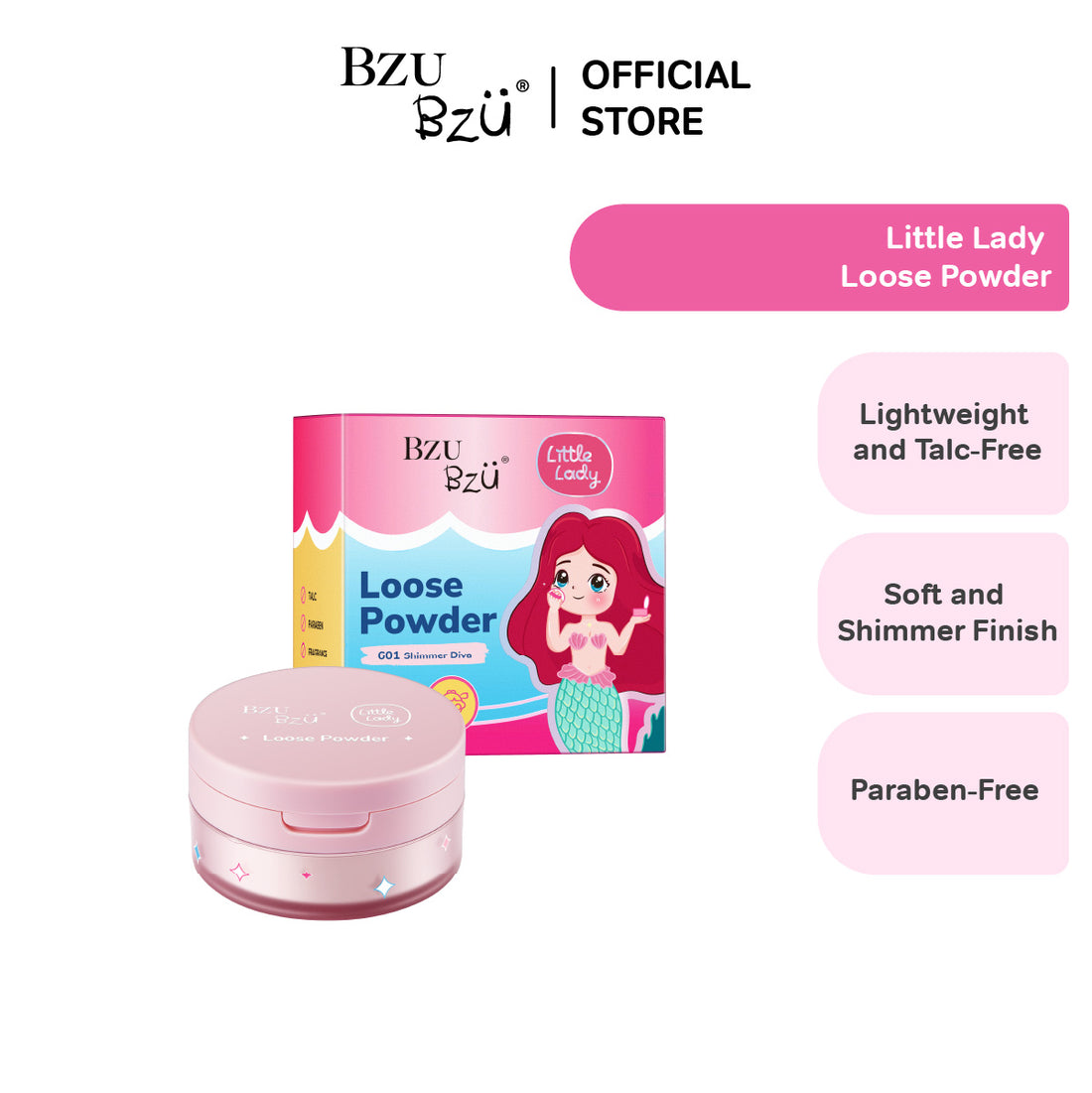 Little Lady Loose Powder – BZU BZU MALAYSIA