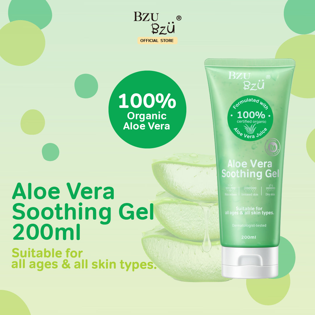 BZU BZU Aloe Vera Soothing Gel (200 ml) – BZU BZU MALAYSIA